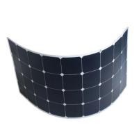 China 120W Flexible Ultra Thin Solar Panel 22.1V 3mm Thick with 23% Efficiency USA Sunpower Cells for sale