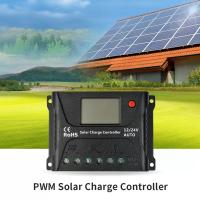 China 50A PWM Solar Charge Controller with 12V/24V Auto Detection, 750W-1500W Power Rating and IP30 Protection for sale