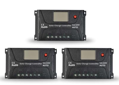 China 50A 60A 12V 24V Auto LCD Digital Solar Charge Controller with 750W-1800W Power Capacity for sale