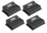 China 12V 60A PWM Solar Charge Controller for Lithium Batteries with LCD Display and Dual USB Ports for sale