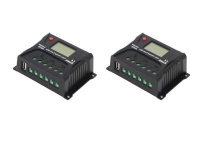 China 12V 60A PWM Solar Charge Controller for Lithium Batteries with LCD Display and Dual USB Ports for sale