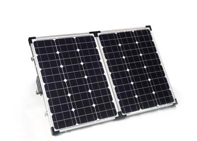 China Foldable Mini Portable Solar Panel 100W 18V with 5m Cable and Telescopic Legs for Outdoor Power for sale