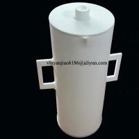 China high temperature resist Industrial PTFE Parts , PTFE Welding Bucket With Lid for sale