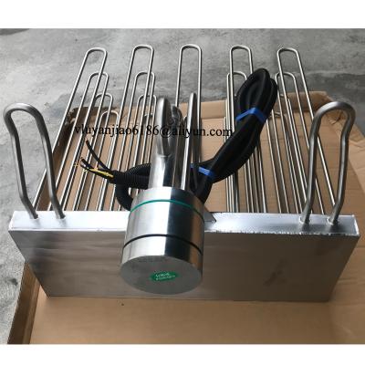 China Multi Tube SUS316 Flange Metal Immersion Heaters For Strong Alkaline Solution for sale