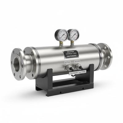 China 5000 PSI Pressure Rating Inline Chemical Heater with 120V/240V Power and Stainless Steel Construction for Industrial Chemical Fluids for sale