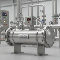 China Stainless Steel Inline Chemical Heater with 5000 PSI Pressure Rating and Up To 1000°F Temperature Range for sale