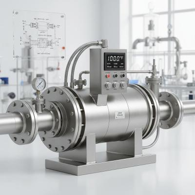 China 208V Customizable Inline Chemical Heater with Up To 1000°F Temperature and Up To 50 GPM Flow Rate for Industrial Use for sale