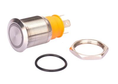 China 20A Push Button Illuminated Switch Waterproof High Current 12v 24v 316L 250VAC for sale