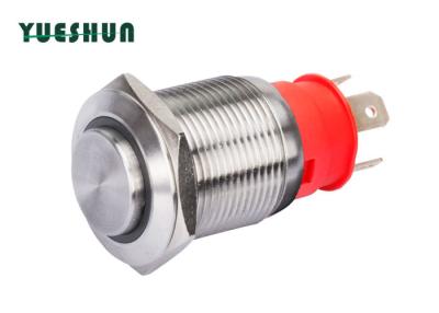China waterproof protection 24V Push Button light  Switch metal 19mm Panel Mount for sale