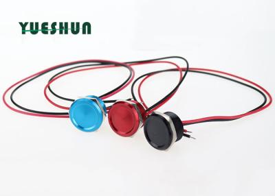 China Aluminium Anodized Piezo Touch Switch , Anti Vandal Push Button Switch 19MM for sale