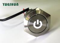 China Momentary Push Button Switch LED Illuminated 1NO 1NC IP67 Nice Touch Feeling for sale