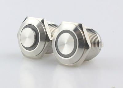 China 16mm Illuminated  Lighted Push Button Switches Ring Symbol for sale