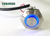 China 16mm Push Button Switch LED Illuminated Ring Type 12V 24V Customized Available for sale