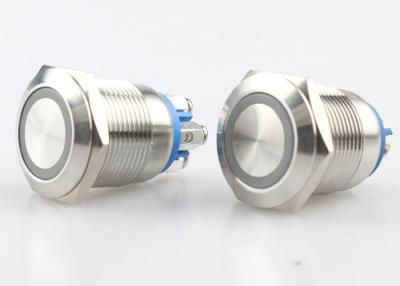 China 16mm Diameter Non Illuminated Momentary Piezoelectric Switch  With Wire for sale