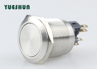 China 22MM Momentary Anti Vandal Push Button Switch 4 Pins 1NO 1NC 2NO 2NC Available for sale