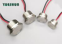 China Latching Type Capacitive Touch 22mm Piezoelectric Button Switch for sale