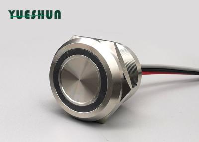 China 4 Cable wire IP68 IEC529 RGB Momentary Anti Vandal Push Button Switch for sale