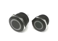 China Aluminum Anti Vandal Push Button Switch 4 Pins With Different Logo Led Light for sale