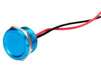 China 22mm Tactile Ip68 Piezo Touch Switch Momentary Blue Aluminum Waterproof For Car for sale