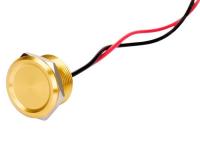 China Ip68 Mechanical Piezo Touch Switches Push Button 25mm Aluminum Momenatry for sale