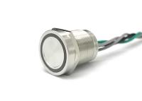 China 22mm Led Illumin Piezo Touch Switch Push Button Stainless Steel For Industri for sale