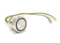 China Ip68 Waterproof Led Touch Metal Piezo Switch 22mm Momentary Normal Open Underwater for sale