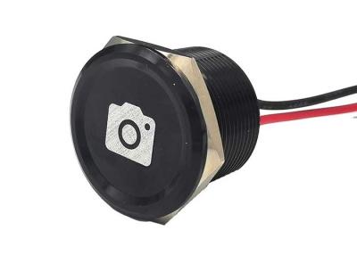 China Rgb Black Aluminum Piezo Touch Switch No Button 16mm Momentary Head Logo for sale