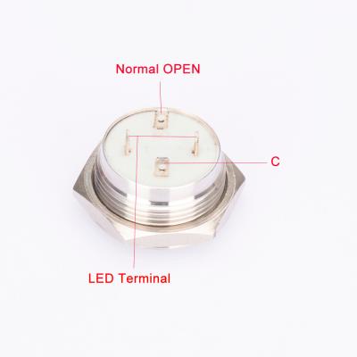 China Ip67 Metal Ultra Body Push Button Switch Led Illuminated Waterproof For Industrial for sale
