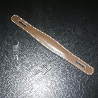 China Brown raised leather strap handle Fender Tweed Champ Deluxe Pro.MS-H0397 for sale