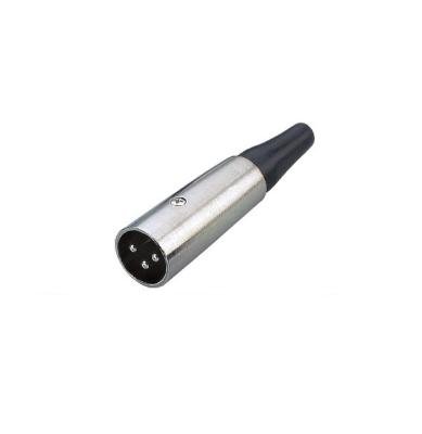 China XLR Connector,3 Pins with Nickel Contacts.Rohs. MS-A006N-3P for sale