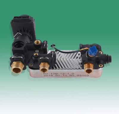 China Water circuit module of plate changing wall hanging furnac,Plate change wall-mounted boiler,Brass material,Rohs for sale