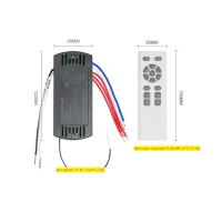 China MOPAWIN Remote Control of Invisible Fan light,6-Speed Variable frequency drive,Three colors of light are available,Universal for sale