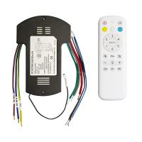 China MOPAWIN Remote Control of Invisible Fan light,6-Speed Variable frequency drive,Three colors of light are available,Universal for sale