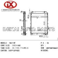 China Isuzu Truck Plastic Aluminum Radiator WW30033 WW30063 OEM 8973710110 for NQR NKR66 Models for sale