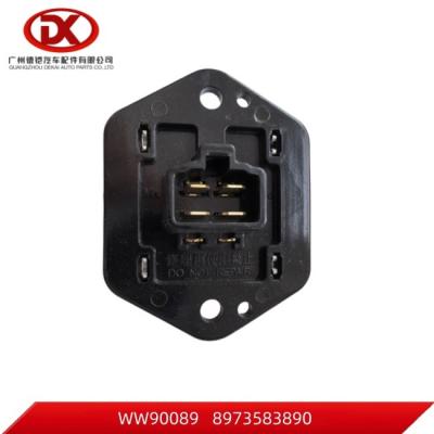 China Isuzu 4HK1 700P Blower Motor Resistor 4P 24V WW90089 8973583890 1835190930 for sale