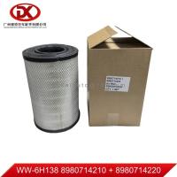 China Air Filter Assembly 8980714210 8980714220 for ISUZU 4HK1 6HH1 Truck Engine Parts for sale