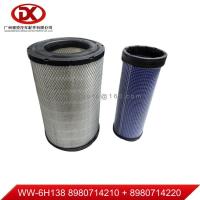 China Air Filter Assembly 8980714210 8980714220 for ISUZU 4HK1 6HH1 Truck Engine Parts for sale