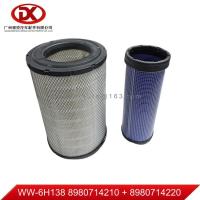 China Air Filter Assembly 8980714210 8980714220 for ISUZU 4HK1 6HH1 Truck Engine Parts for sale
