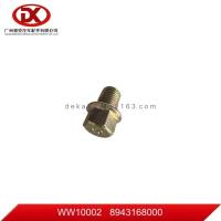China ISUZU NKR NPR Fuel Tank Drain Plug 8943168000 8 94316800 0 WW10002 4JH1 for sale