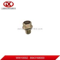 China ISUZU NKR NPR Fuel Tank Drain Plug 8943168000 8 94316800 0 WW10002 4JH1 for sale
