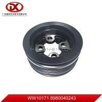China Isuzu 4HK1 4HE1 700P Crankshaft Pulley 8980040243 3 Groove 8 98004024 3 for sale