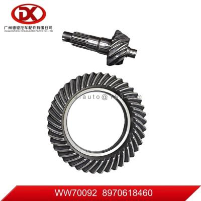 China ISUZU NPR NQR Differential Main Gear and Shaft 8970618460 8-97061846-0 WW70092 for sale