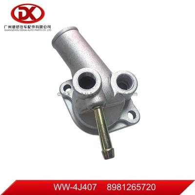 China Pipe Thermostat Housing 8981265720 for Isuzu TFR D-MAX 4JB1 Engine Cooling System for sale