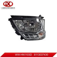 China HINO 300 Front Headlight RH with Motor 8113037430 12V 24V LED Halogen Compatible for sale
