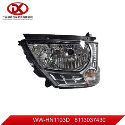 China HINO 300 Front Headlight RH with Motor 8113037430 12V 24V LED Halogen Compatible for sale