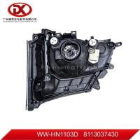 China HINO 300 Front Headlight RH with Motor 8113037430 12V 24V LED Halogen Compatible for sale