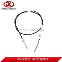 China Isuzu Hand Brake Cable 3650mm for 4HG1 4HE1 4HK1 MYY6S OEM 8980609963 for sale