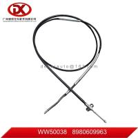 China Isuzu Hand Brake Cable 3650mm for 4HG1 4HE1 4HK1 MYY6S OEM 8980609963 for sale