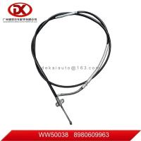 China Isuzu Hand Brake Cable 3650mm for 4HG1 4HE1 4HK1 MYY6S OEM 8980609963 for sale