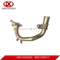 China Isuzu 4JA1 D-MAX TFR54 Cylinder Inlet Water Pipe 8951255411 OEM Replacement for sale